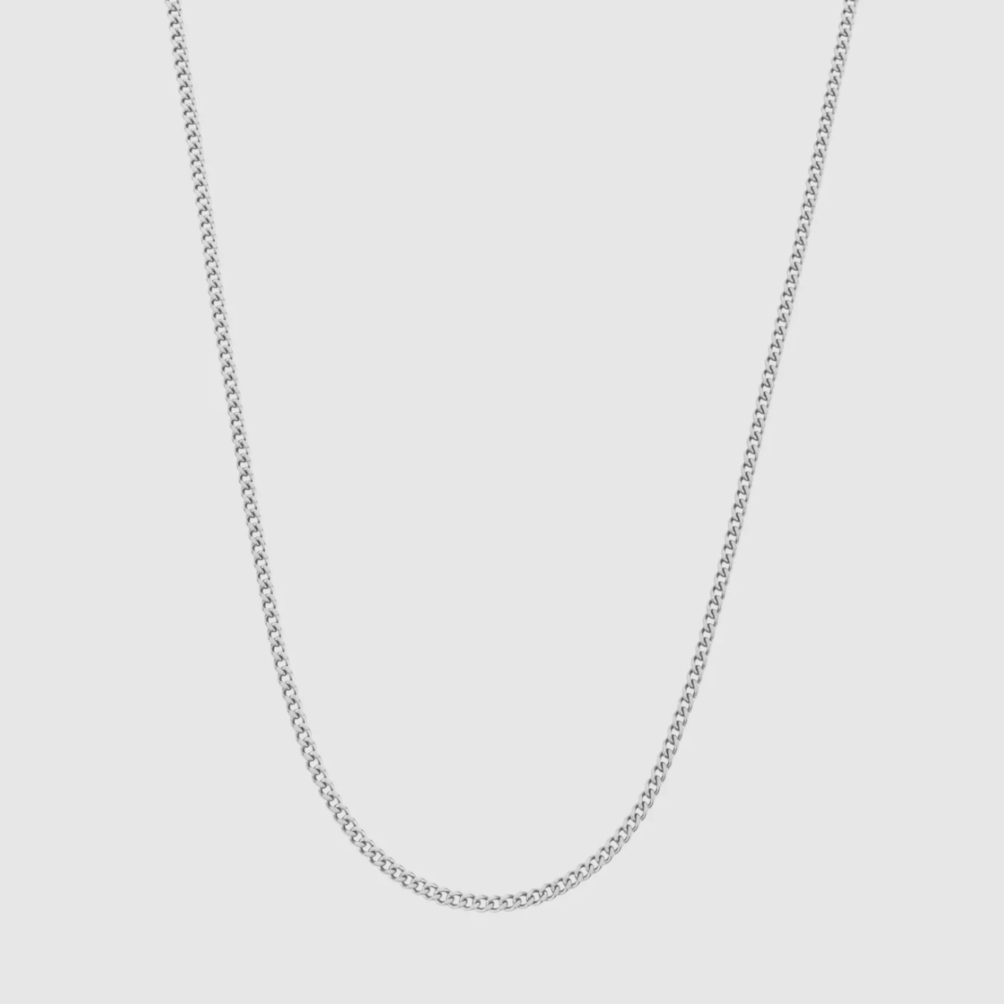 Connell Chain (Silver) 2mm – Davex Jewellery